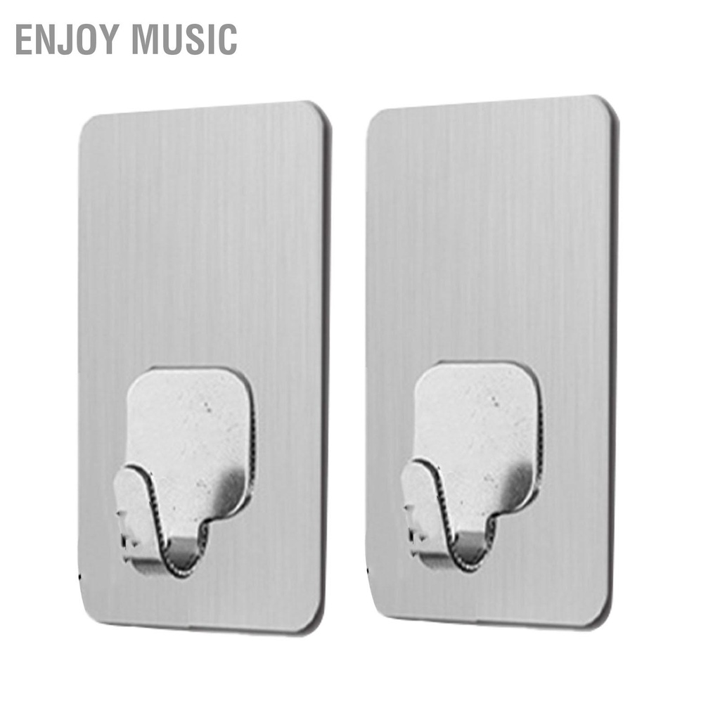Enjoy Music Punch Free Wall Hook สแตนเลสไม่ทำเครื่องหมายตะขอแขวนสำหรับ ...
