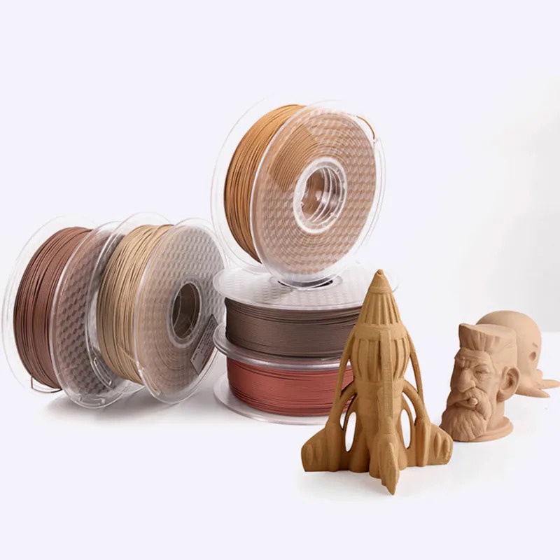 1.75mm PLA Wood 3D Printer Filament 1.75mm Wooden Rose Ebony Red Sandal ...