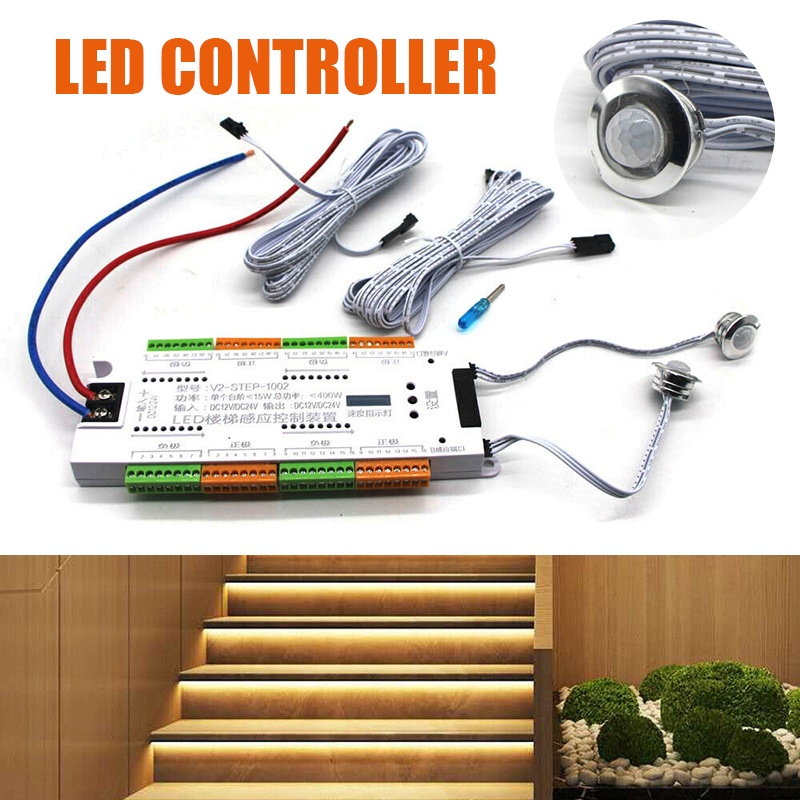 New Led Stair Lights PIR Motion Sensor Controller For Automatic ...