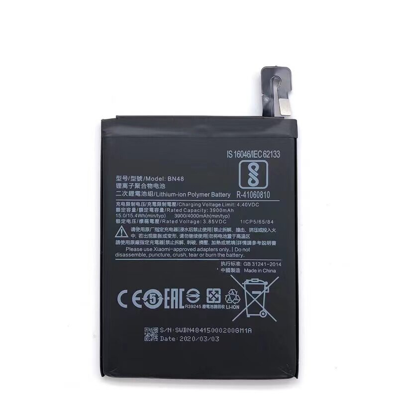แตmi Battery For Xiaomi Redmi Note8, Note9S, 9A, 9C, Note6 Pro, Note9 ...