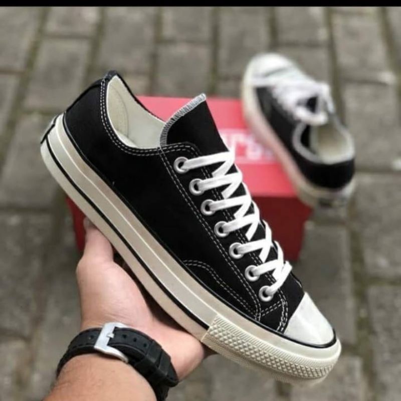 HITAM Converse Allstar 70s Short Black PREMIUM Sneakers | Shopee Thailand