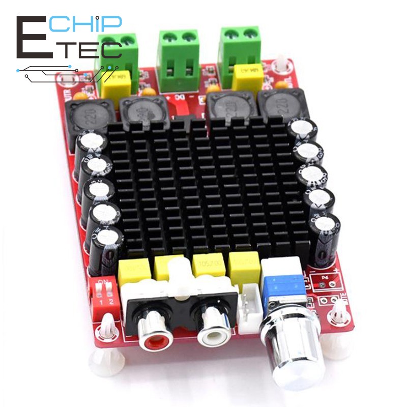 บอร์ดโมดูลขยายเสียงดิจิทัล พลังงานสูง TDA7498 XH-M510 DC 24V 2*100W 1 ชิ้น | Shopee Thailand