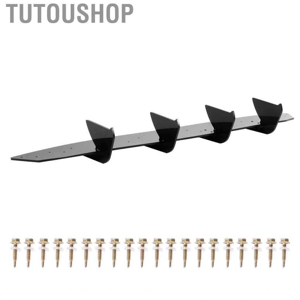 Tutoushop Gloss Black for Maxton Style Rear Bumper Diffuser Valance ...