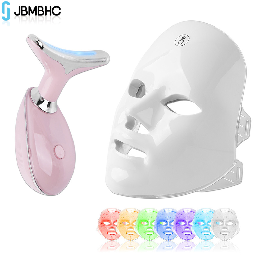 Jbmbhc Multi-Function 3 โหมดเครื่องนวดหน้าคอเครื่องมือความงาม/LED ...