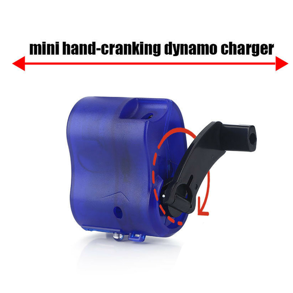 Mini Hand Crank Power Charger กลางแจ้งแบบพกพา Hand Crank Dynamo Wind Up ...
