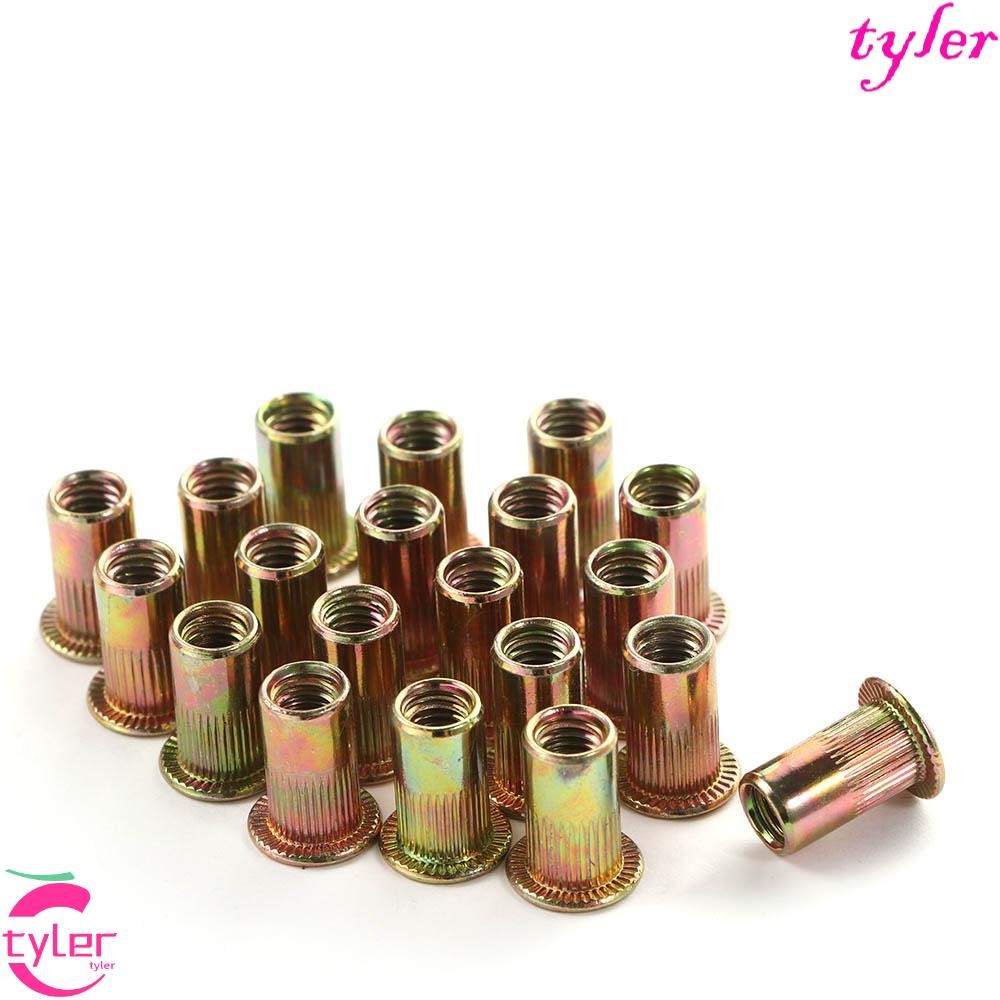 Tyler Nuts Fastener ใส่ Nutsert หลายขนาด M3-M10 20/60/100 ชิ้น Reveting ...