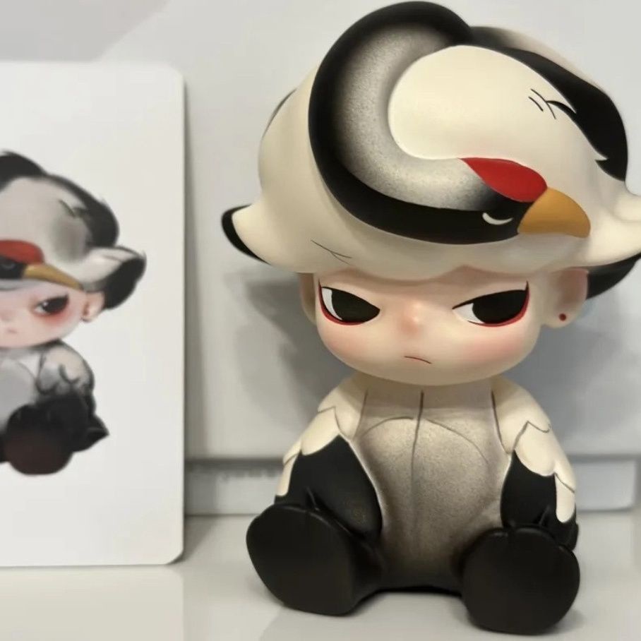 ฟิกเกอร์ Dandinghe Flame Bird Dimoo อินเทรนด์ (เลียนแบบสูง) สําหรับตก ...