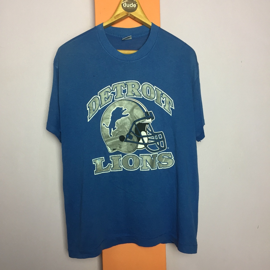 Fashion VTG DETROIT LIONS™️ TAG: TRENCH MFG. CO.,INC MADE IN U.S.A. 50 ...