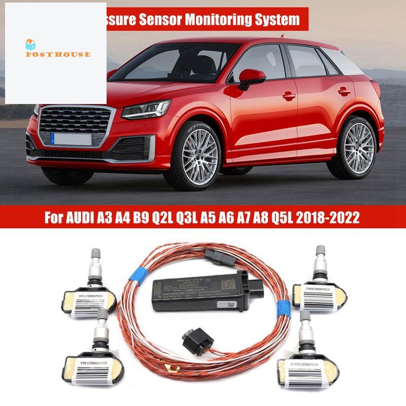 [posthouse] ระบบเซนเซอร์วัดความดันลมยาง TPMS 4 เมตร0907273B 5Q0907275อะไหล่รถยนต์ สําหรับ AUDI ...