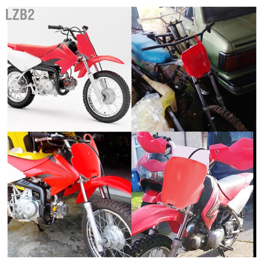 LZB2 ป้ายทะเบียนด้านหน้ารถจักรยานยนต์ทนทานประสิทธิภาพสูงป้ายทะเบียนพลาสติกสำหรับ CRF70 | Shopee ...