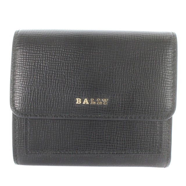 Barry wallet bi-fold leather logo black Direct from Japan Secondhand ...