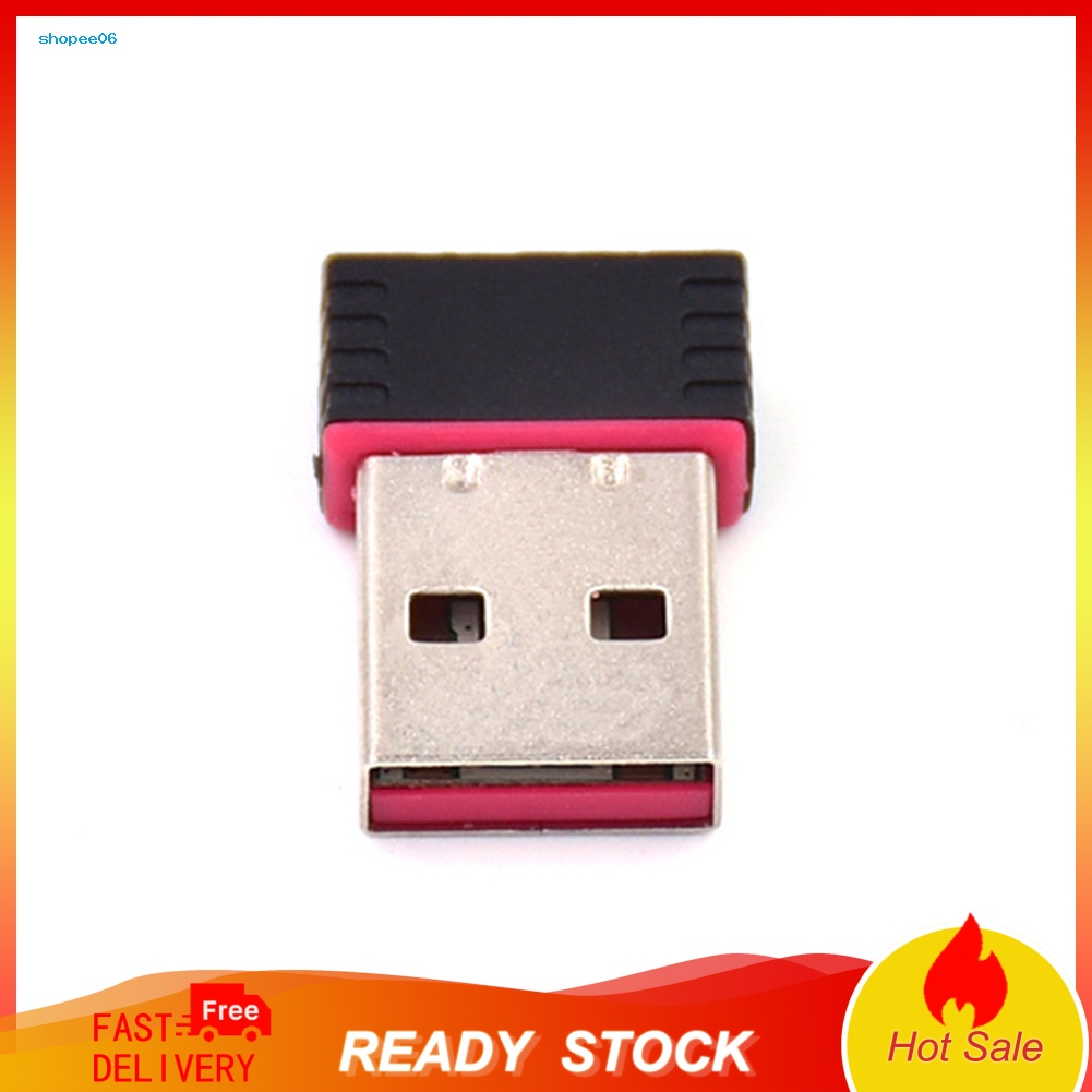 Setn อะแดปเตอร์การ์ดเครือข่ายไร้สาย WiFi USB 20 150 เมตร แบบพกพา สําหรับคอมพิวเตอร์ แล็ปท็อป ...