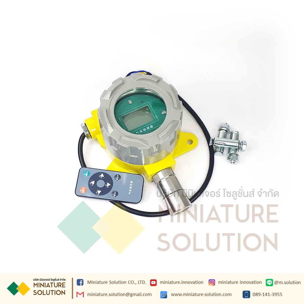 เซ็นเซอร์วัดค่า แก๊สมีเทน Gas detector explosion-proof shell CH4 RS485 ...
