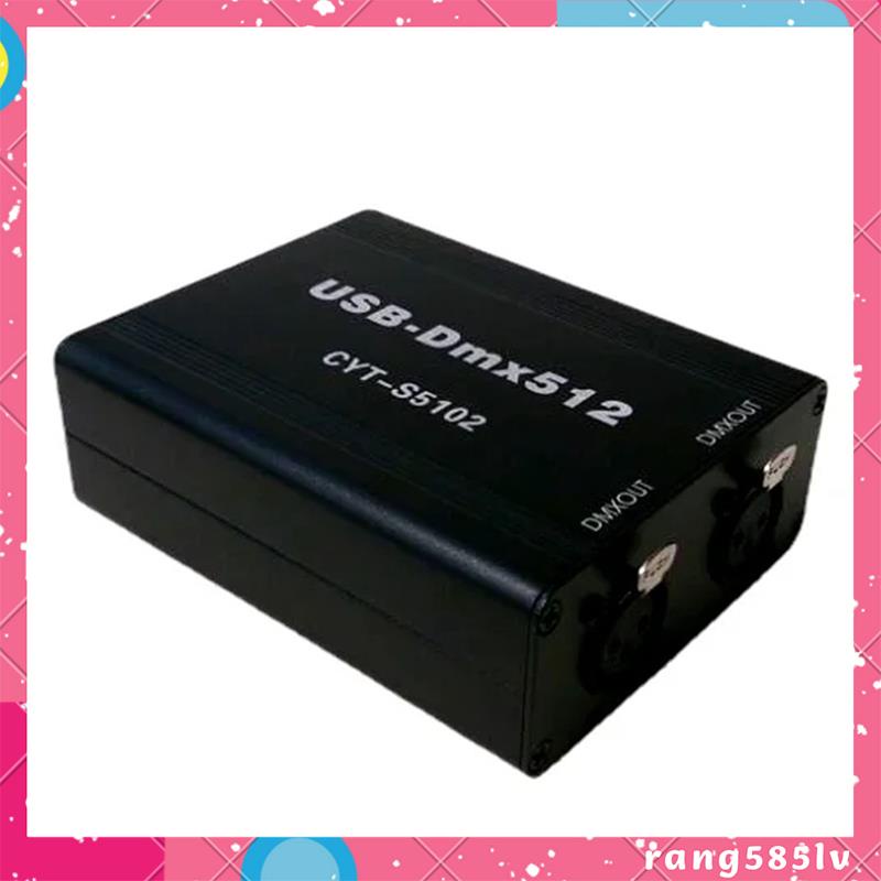 ตัวควบคุม USB-DMX สีดํา รองรับ MA OnPC Freestyler + อินเตอร์เฟซ 3D DJ ...