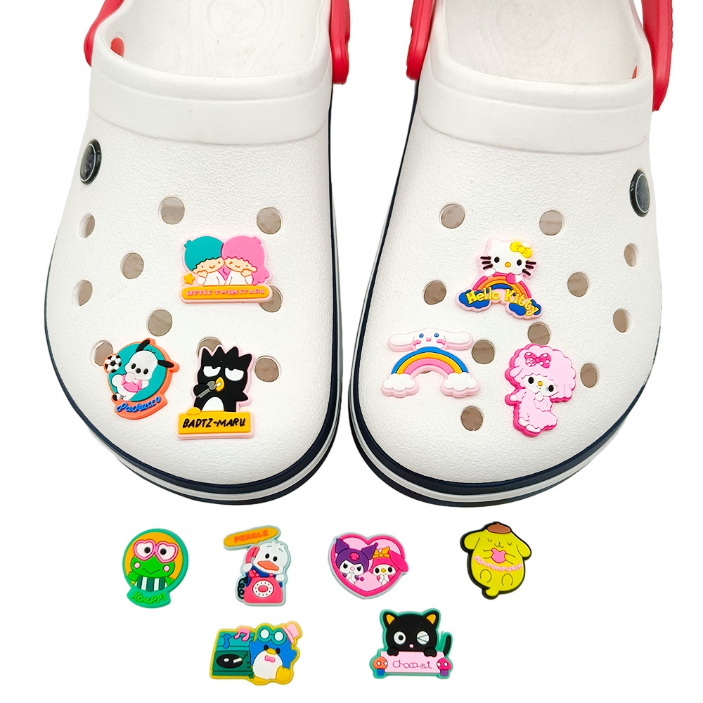 เครื่องประดับ เข็มกลัด รูป Gemini Kuromi Crocs Pochacco Jibits น่ารัก ...