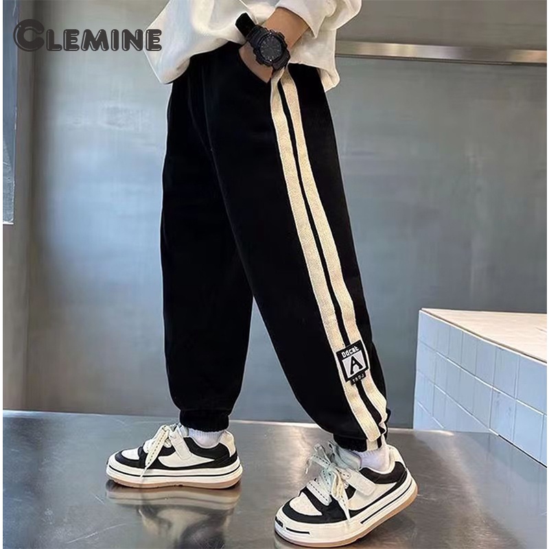 Clemine กางเกงกีฬา ขายาว สําหรับเด็กวัยกลางคน และเด็กเล็ก | Shopee Thailand