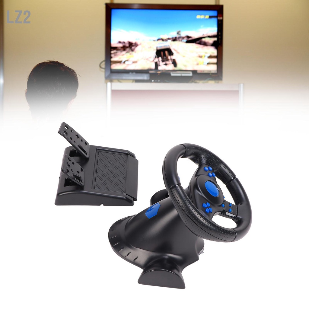 LZ2 พวงมาลัยเกม 180 °การหมุน 7 ใน 1 การสั่นสะเทือน USB Racing Game ...