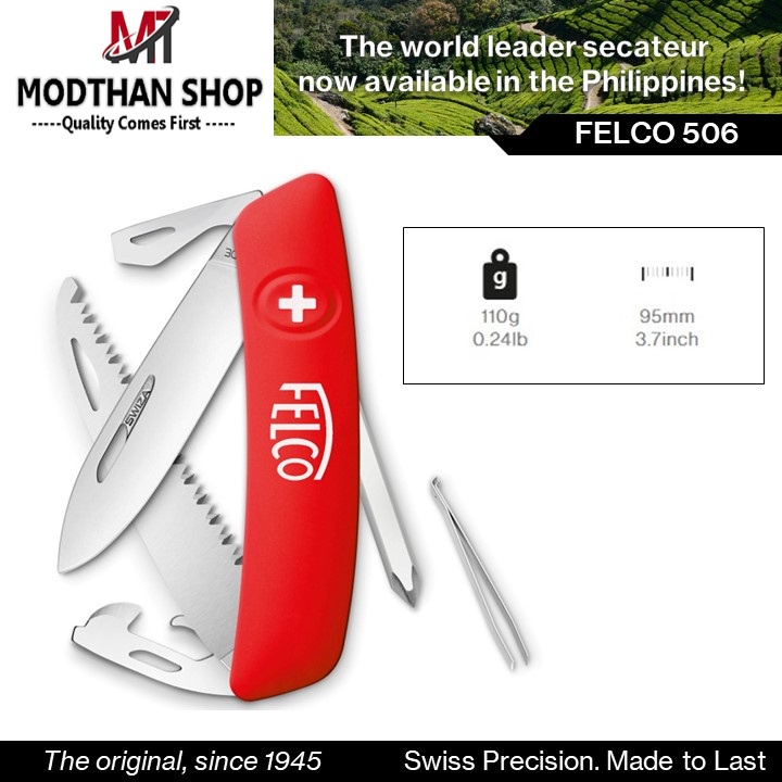FELCO 506 10 functions Swiss Knife FELCO ตัด ตอนกิ่ง เฟลโก ของแท้ ...