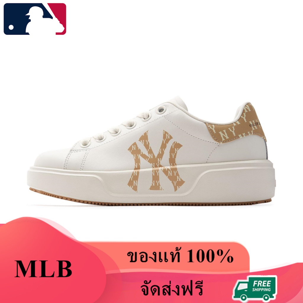 ของแท้ 100% MLB Chunky Classic A Heel Monogram 3ASXCCH3N-50SAL Sneaker ...