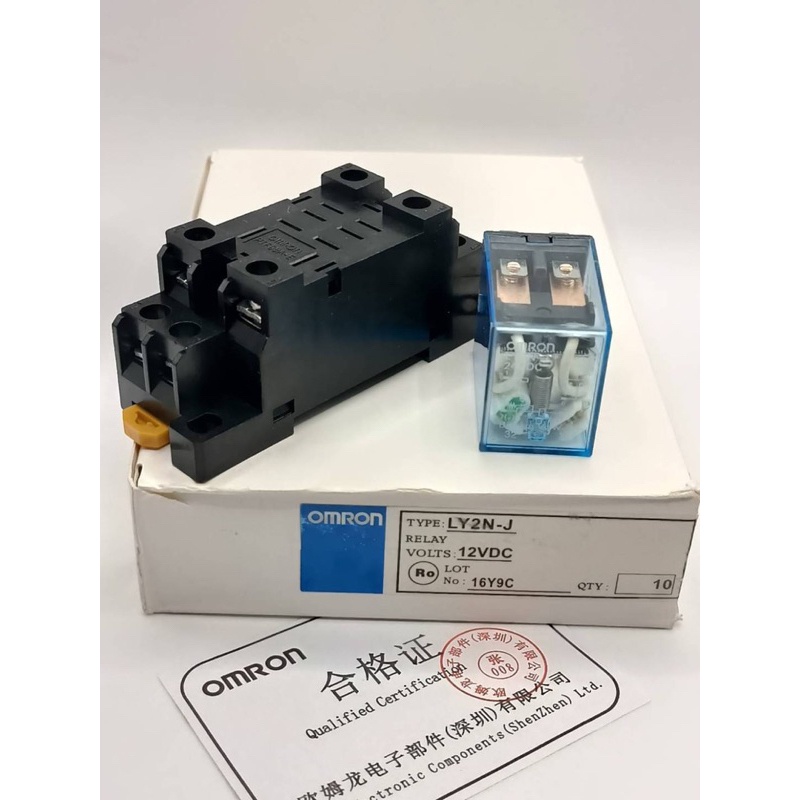 ของใหม่ LY2N-J รีเลย์ 10A RELAY 12VDC 12VAC 24VDC 24VAC 110VAC 220VAC PTF-08A(Socket) จากไทย ...