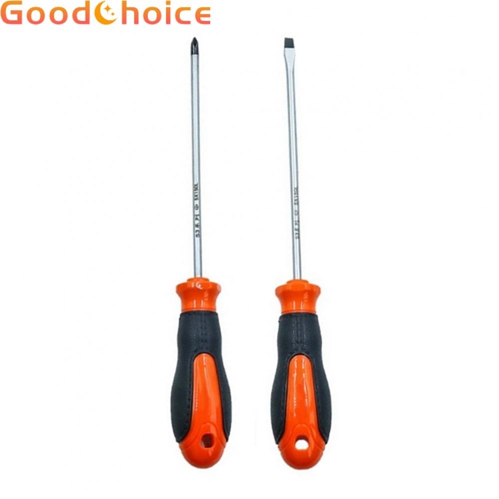 Extended Rubber Handled Screwdriver 6 Inch Magnetic Cross Head for Easy ...