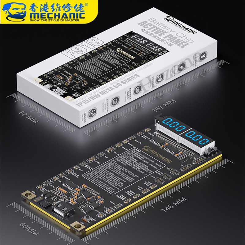 Mechanic F918 บอร์ดตรวจจับแบตเตอรี่ ชาร์จเร็ว สําหรับ iPhone 5G-15 Pro ...