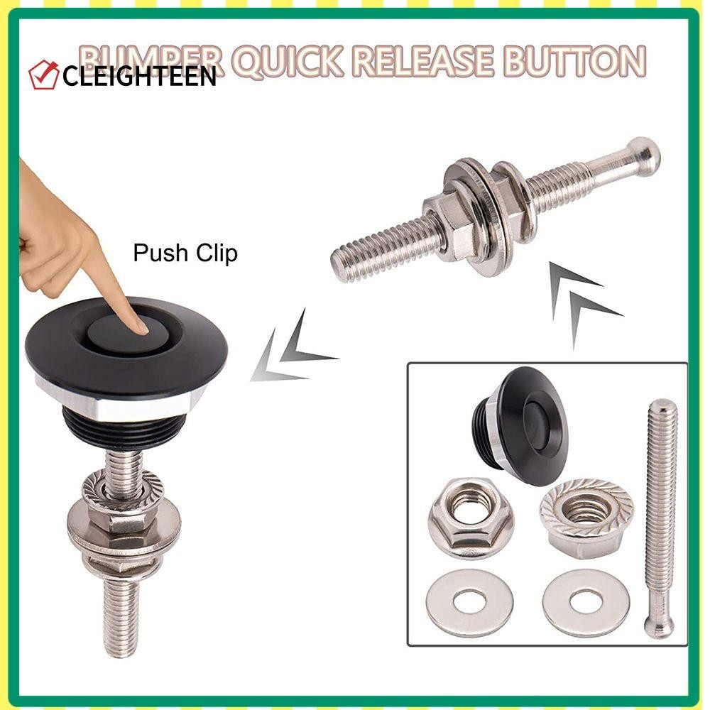 Cleighteen 2/4 ชิ้น Quick Release Universal Latch Clip Body Kit กันชน ...