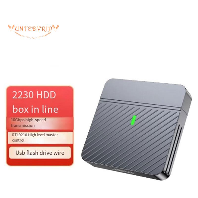 『untedvrip』JEYI 2230 NVMe SSD Enclosure PCIe USB3.2 10Gbps อลูมิเนียม M.2 Enclosure แบบพกพา ...