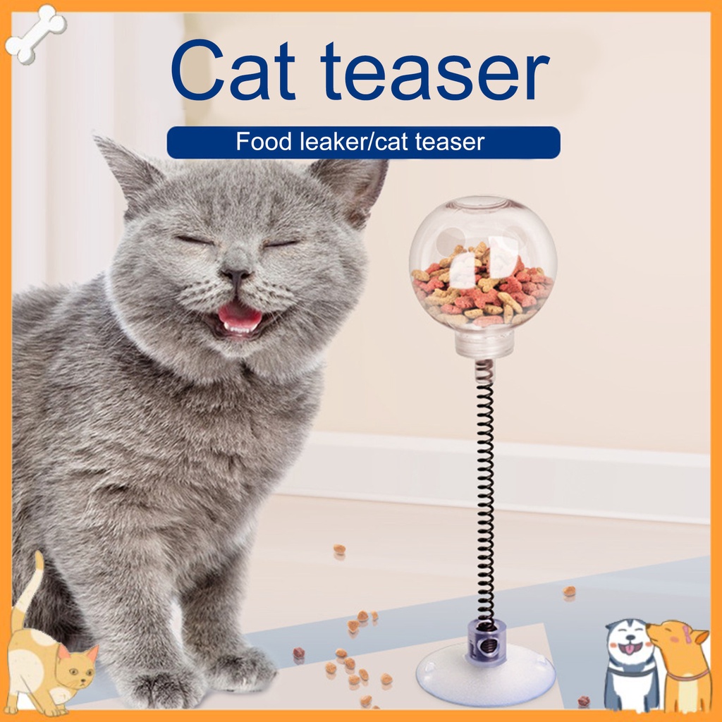 [Vip] Cat Teaser Toy IQ Training Food Ball Anti Choke Leakage ...