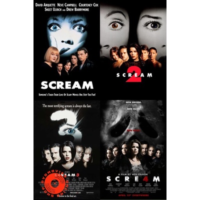 DVD SCREAM 1 - 4 - สครีม หวีดสุดขีด ภาค 1 - 4 (เสียง ไทย/อังกฤษ ซับ ไทย ...