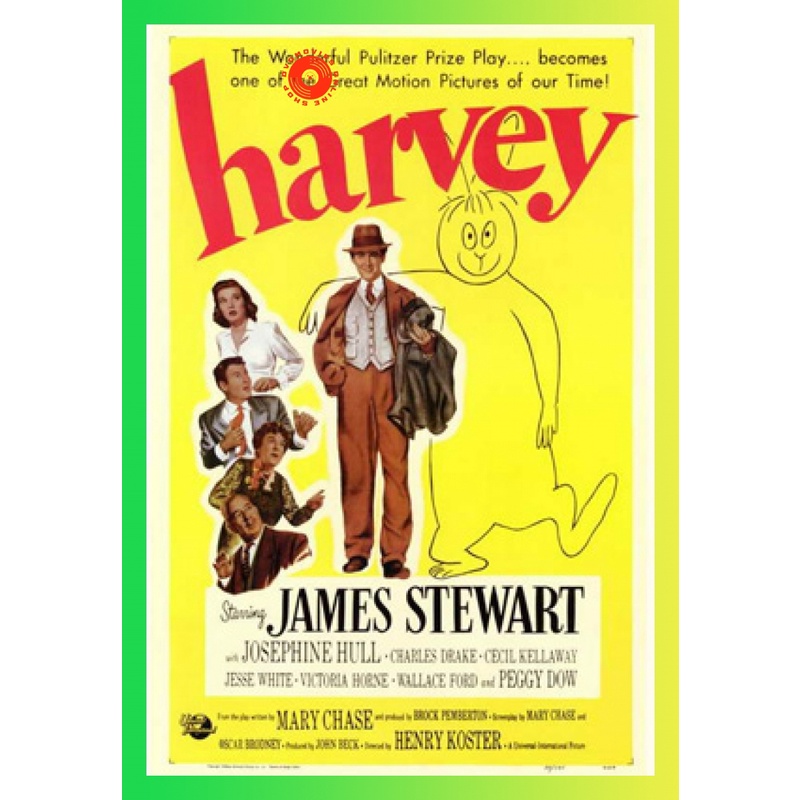 NEW DVD Harvey (1950) ฮาร์วี่ย์ เพื่อนซี้ไม่มีซ้ำ (ภาพ ขาว-ดำ) (เสียง ...