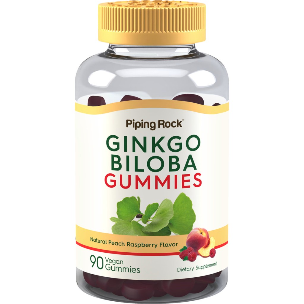 Ginkgo Biloba Gummies (90กัมมี่) ใบแปะก๊วย บำรุงสมอง ความจำ | Shopee ...