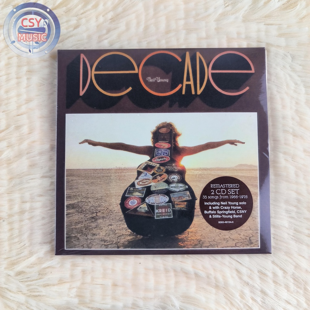 Neil Young Decade 2CD Compilation การรวบรวม | Shopee Thailand