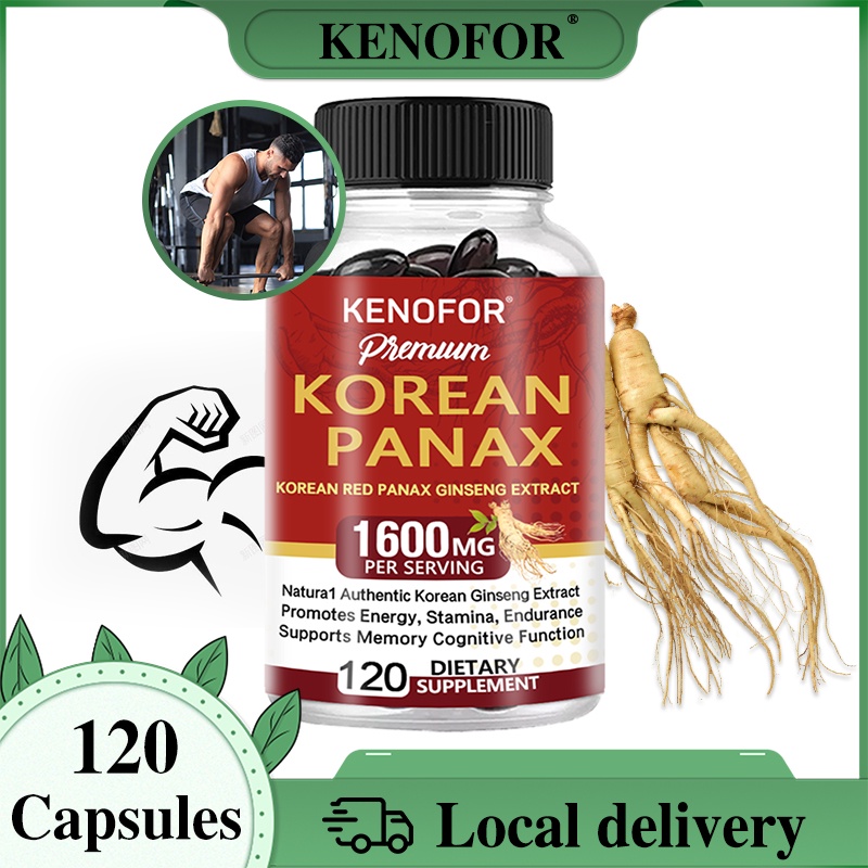 Kenofor อาหารเสริมโสมเกาหลี ปรับปรุงพลังงาน ความแข็งแกร่ง การรับรู้ และ ...