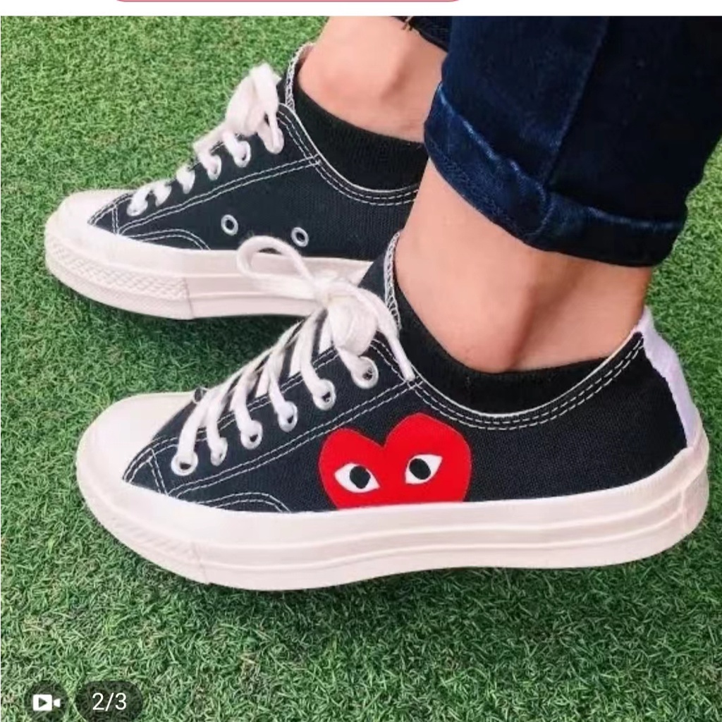 Comme des Garçons Converse Red Heart Chuck Taylor All Star '70 Low For ...