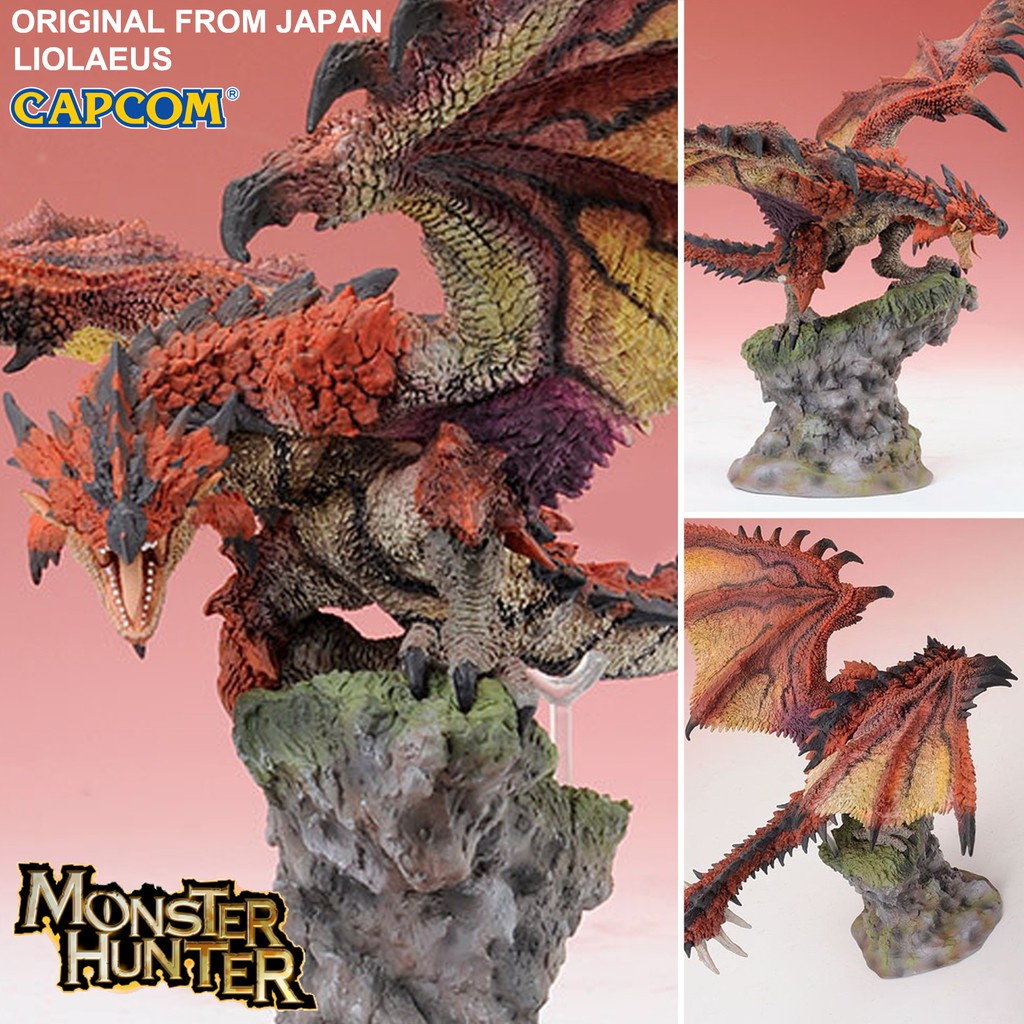 งานแท้ ฟิกเกอร์ Capcom Final Fantasy Monster Hunter Male Fire Dragon ...
