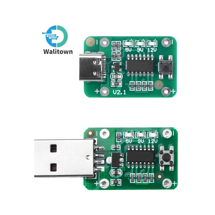 โมดูลทริกเกอร์ชาร์จ USB Type-C QC2.0 QC3.0 รองรับ 5V 9V 12V | Shopee ...