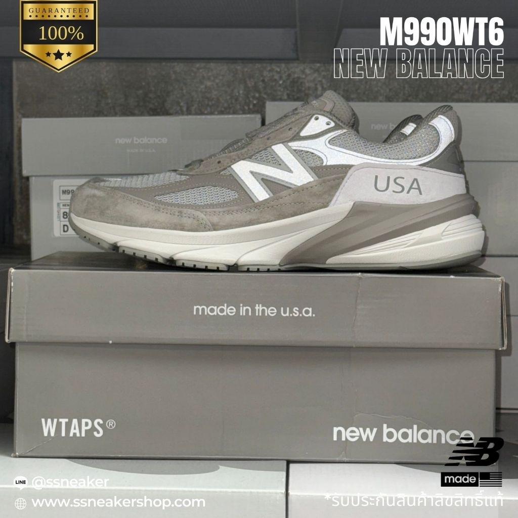 รองเท้า New Balance 990V6 WTAPS [M990WT6] พร้อมส่ง! แฟชั่น | Shopee Thailand