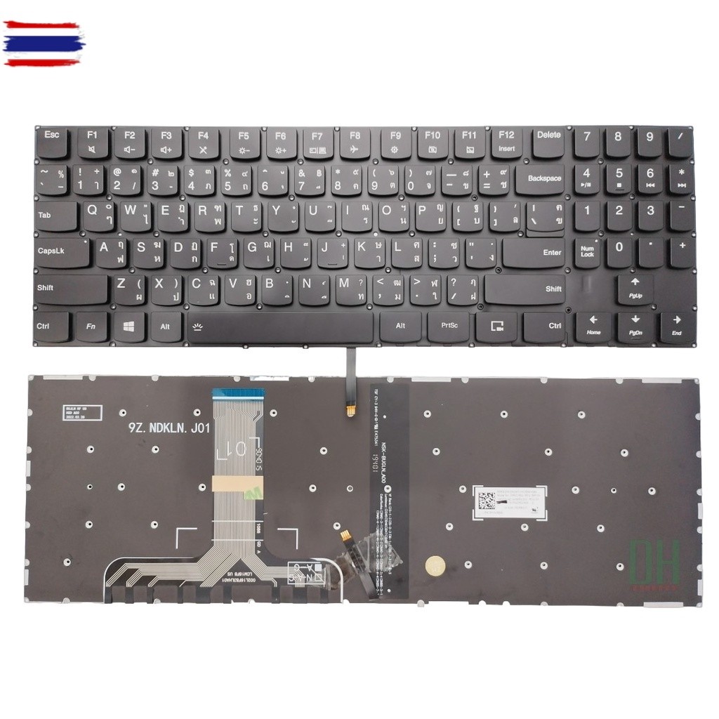 แป้นพิมพ์ คีย์อร์ดโน๊ตุ๊ค Lenovo Legion Y540-15IRH, Y530-15ICH, Y540 ...
