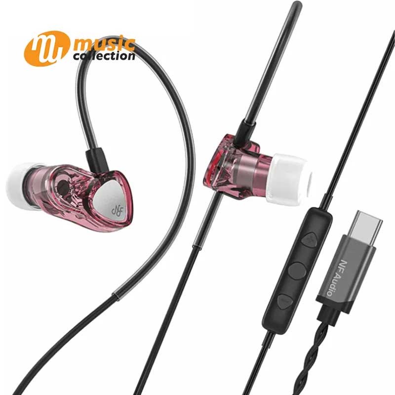 NF AUDIO หูฟังมอนิเตอร์ RA05 - PINK IN EAR HEADPHONE | Shopee Thailand