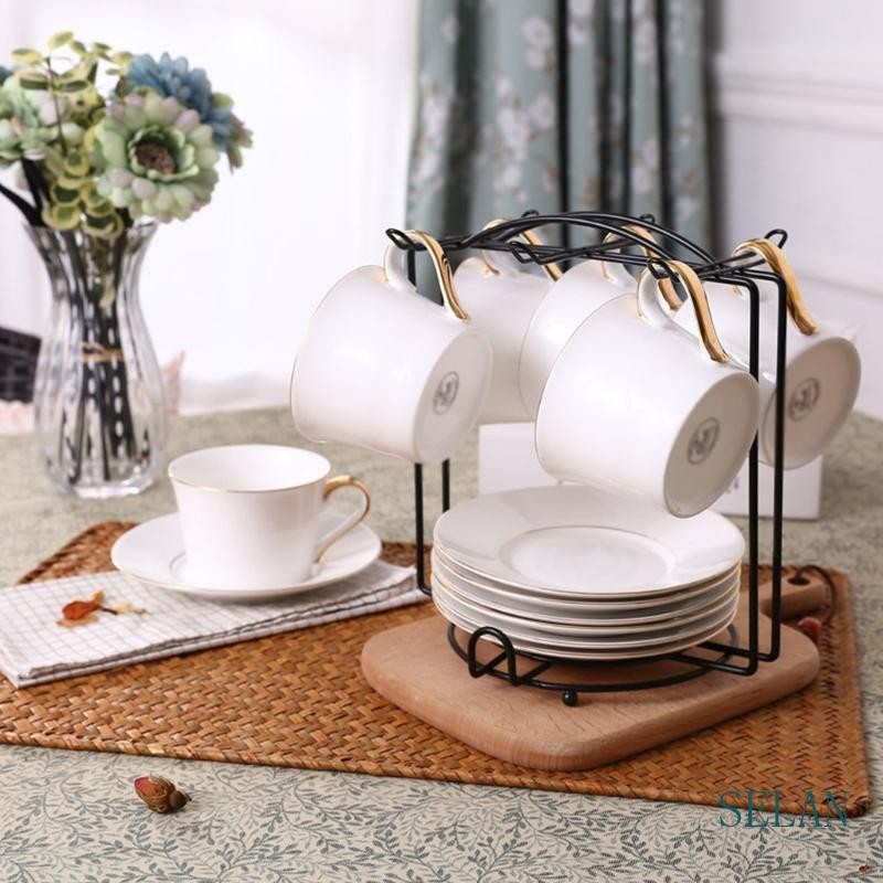Sel Kitchen Draining Rack แก้วกาแฟถ้วยแก้วที่วางจานยืนชั้นเก็บจาน ...