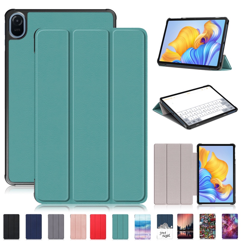 เคสแท็บเล็ต หนัง PU ฝาพับสามทบ พร้อมขาตั้ง สําหรับ Honor Pad 8 Case HEY ...