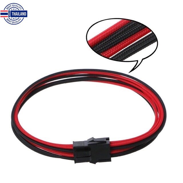 สายถักแต่งคุณภาพสูง CPU 8pin ATX Power Supply Female to Male Power ...