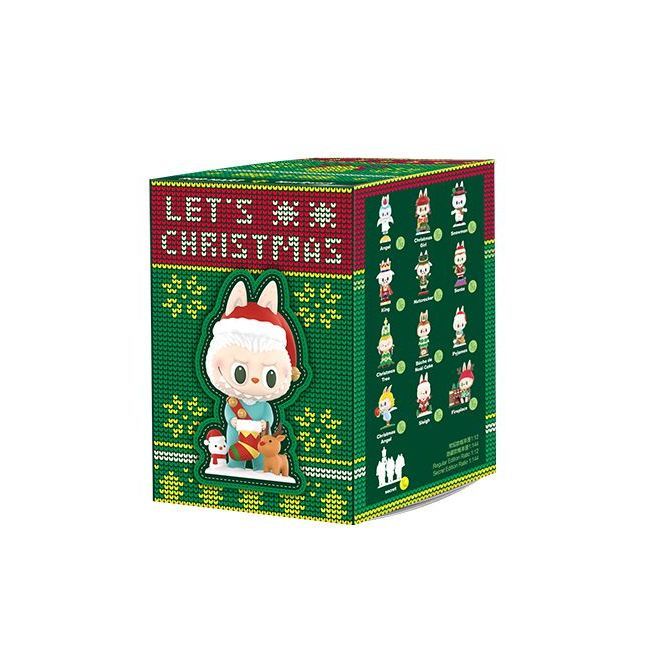 กล่องสุ่ม ฟิกเกอร์ LABUBU Pop Mart LABUBU let's Christmas Series ...