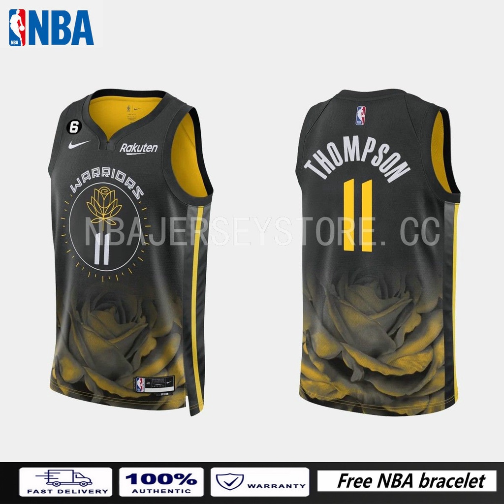 ใหม่ ของแท้ NBA GSW Golden State Warriors ปี 2022-23 สําหรับผู้ชาย #11 ...