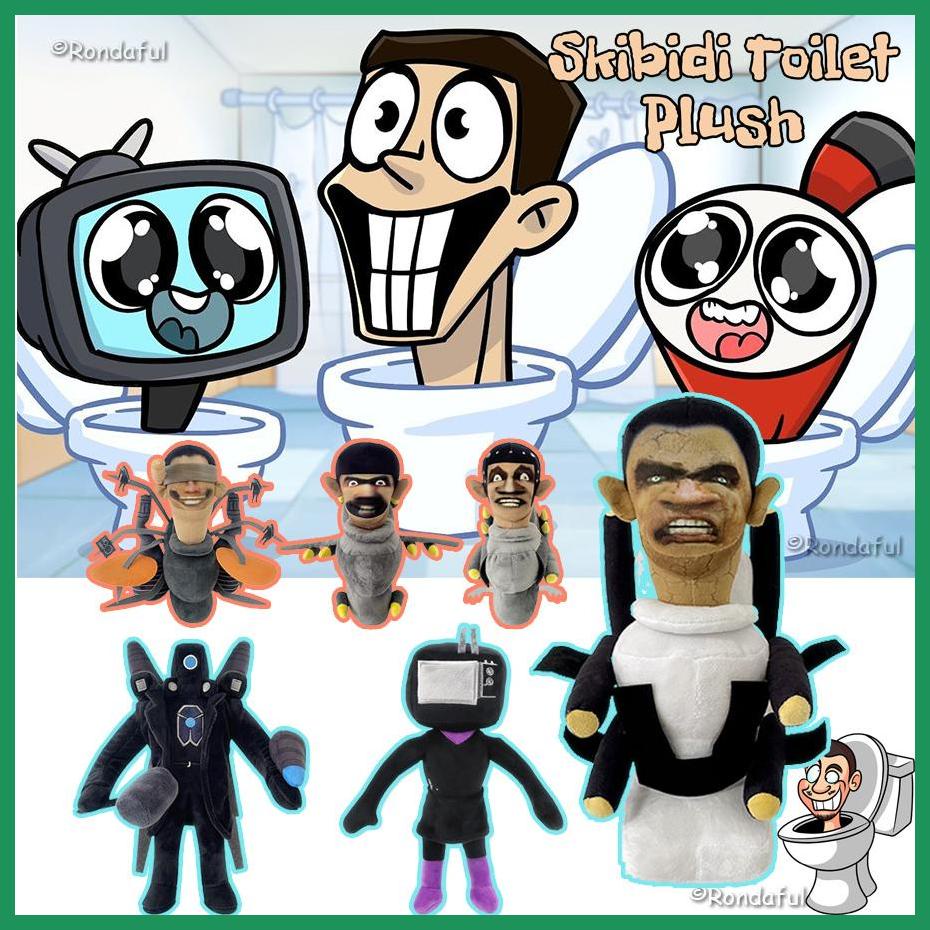 Skibidi ของเล่นตัวต่อห้องน้ํา รูปผู้ชาย และจอมอนิเตอร์ Titan Audio Man ...