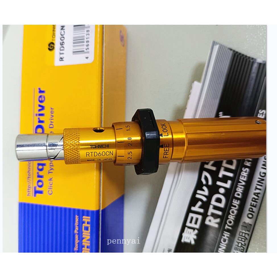 Tohnichi TOHNICHI ประแจปอนด์แรงบิดญี่ปุ่น RTD60CN 10-60cN.m | Shopee ...