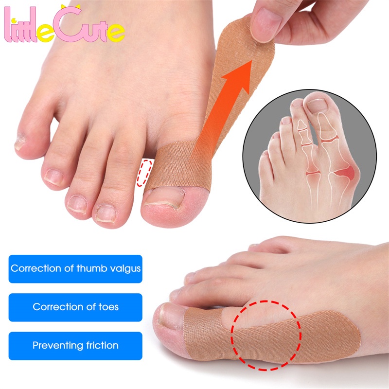 10 ชิ้น Anti Rubbing Toe Patch Foot Care สติกเกอร์ / Hallux Valgus Foot ...
