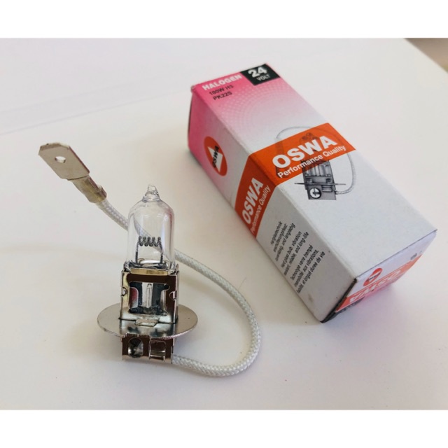 หลอดไฟ Halogen H3 24V100W แบรนด์ Oswa | Shopee Thailand