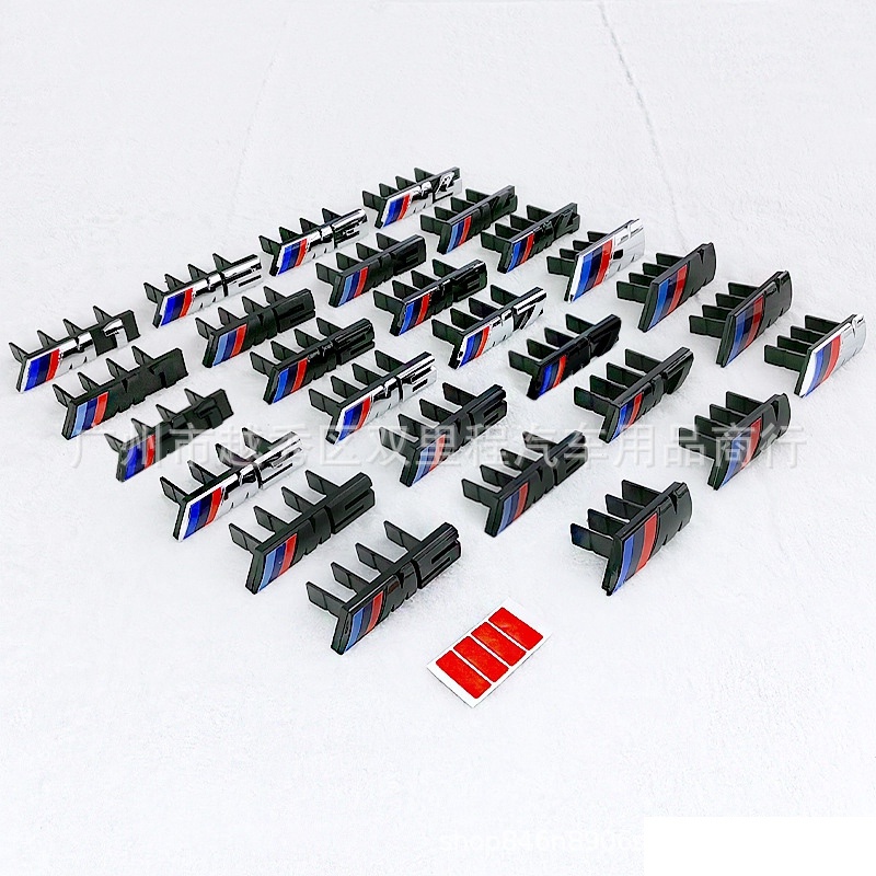 ใหม่ โลโก้อัพเกรด M Power กระจังหน้า สําหรับ BMW M1 M2 M3 M4 M5 M6 M7 ...